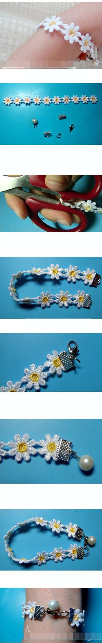 Diy Flower Bracelet Best DIY Ideas