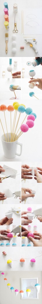 DIY snow cone garland | Best DIY Ideas